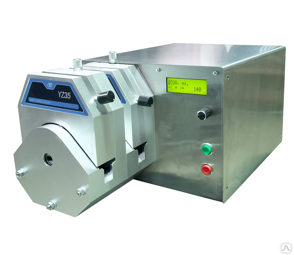 Двухканальный перистальтический насос дозатор ЮНАП YZ35 2.6-24000 мл ...