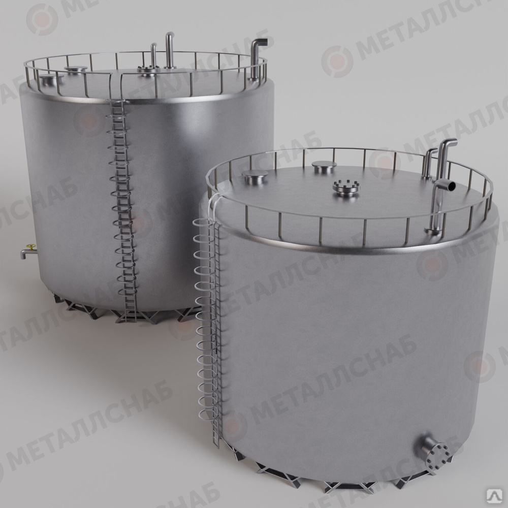 Резервуар для нефти и нефтепродуктов 200 м3 наземный купить от 5 625 ...